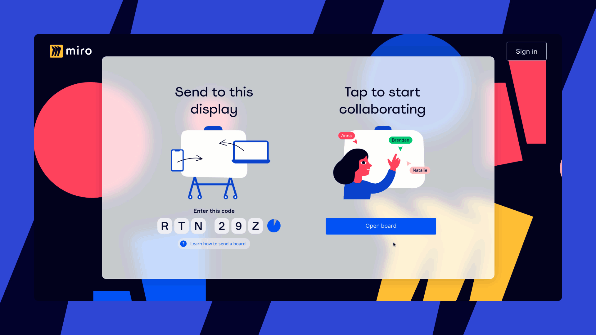 Pantallas interactivas – Centro de ayuda de Miro