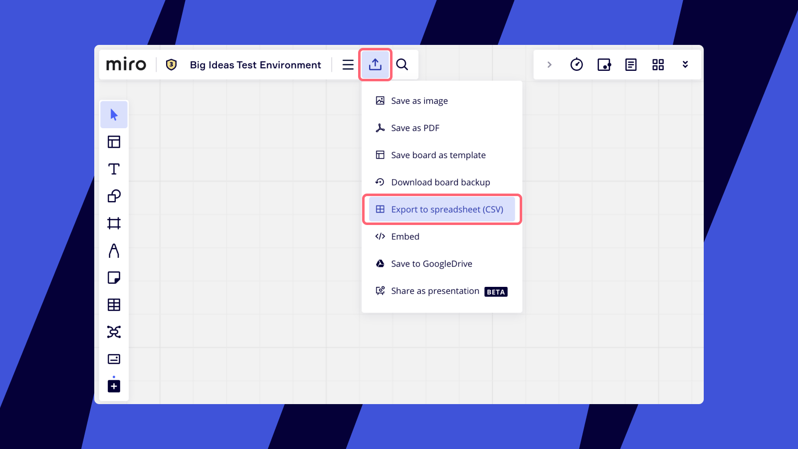 How to export your board – Miro Help Center