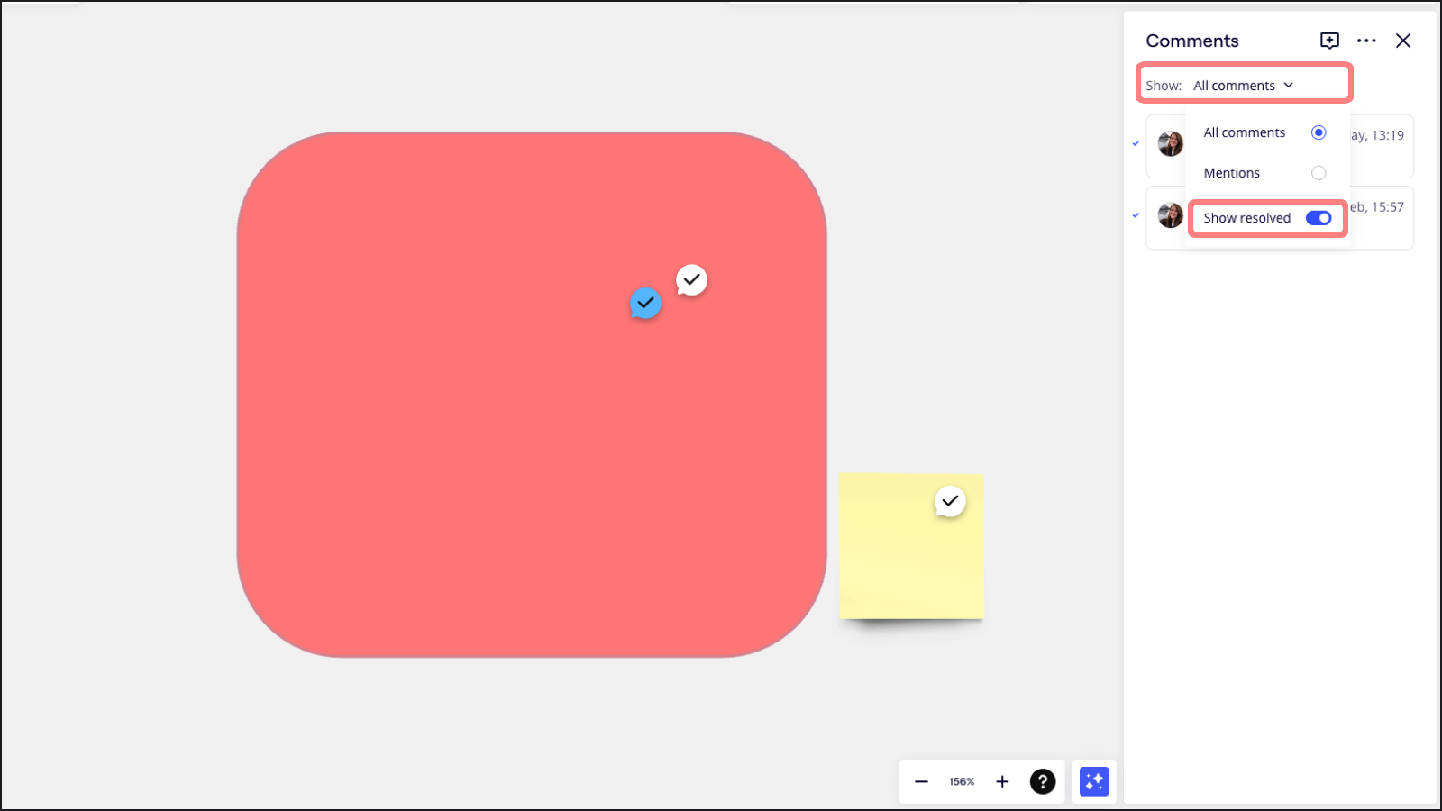 Comments – Miro Help Center