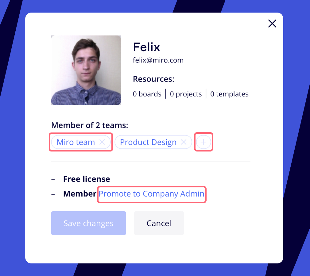 Team management on Enterprise Plan – Miro Help Center