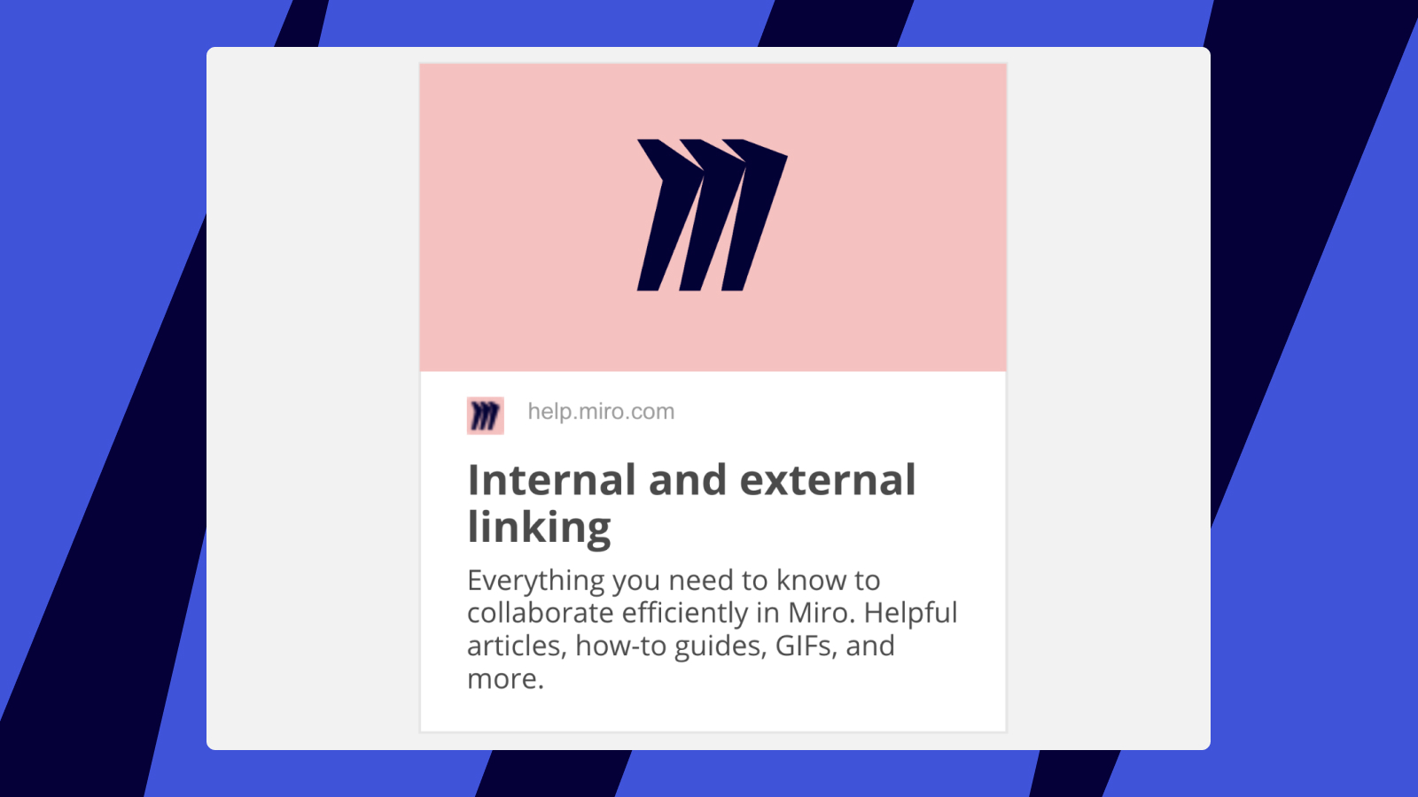 Internal and external linking – Miro Help Center