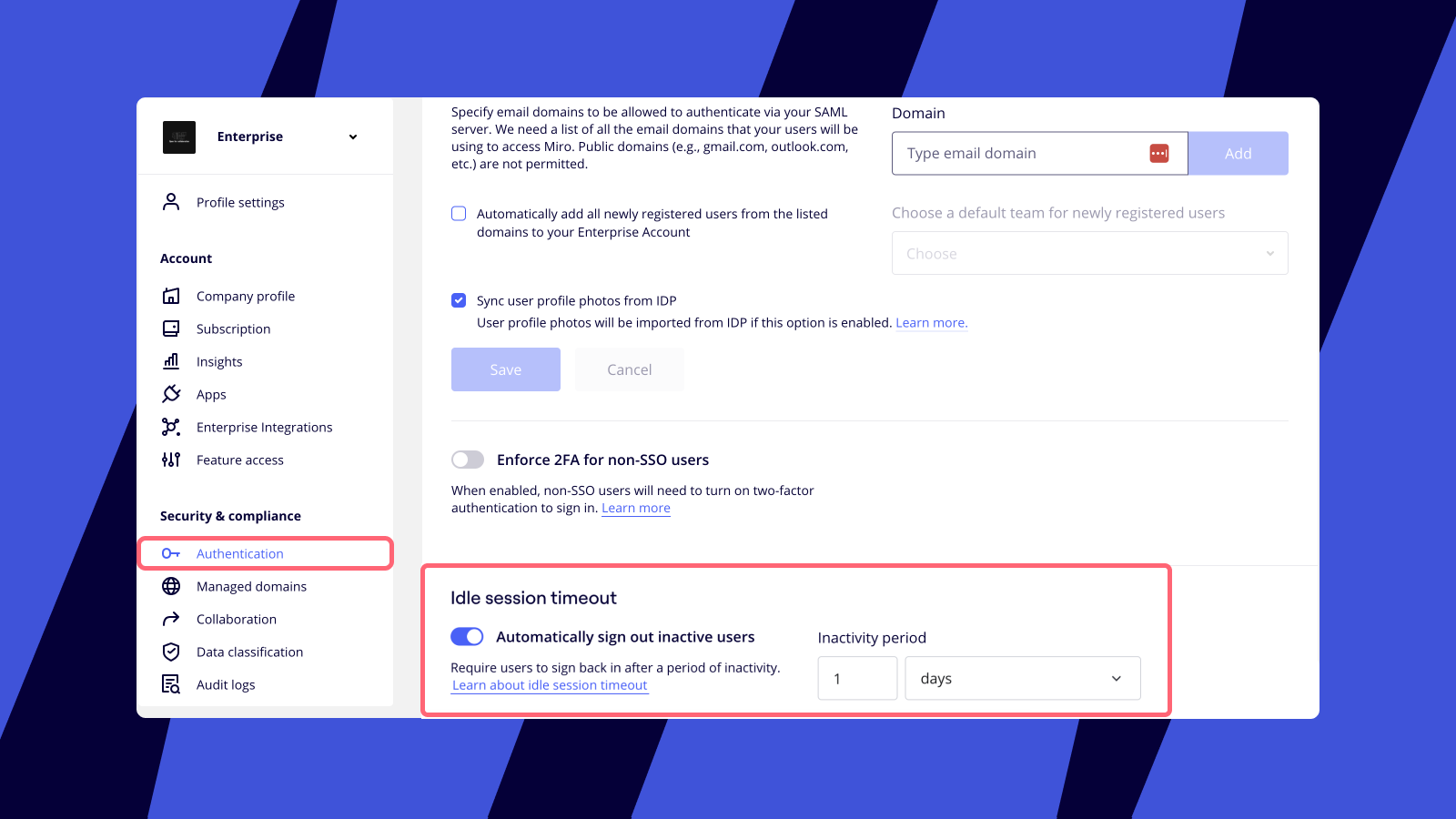 Idle Session Timeout – Miro Help Center