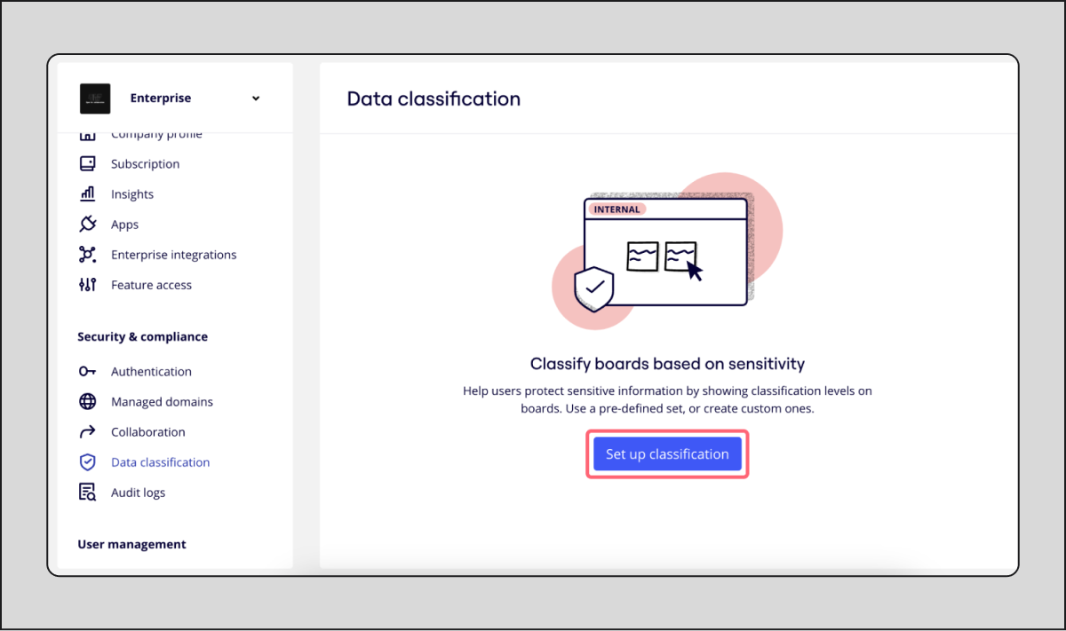 Data classification – Miro Help Center