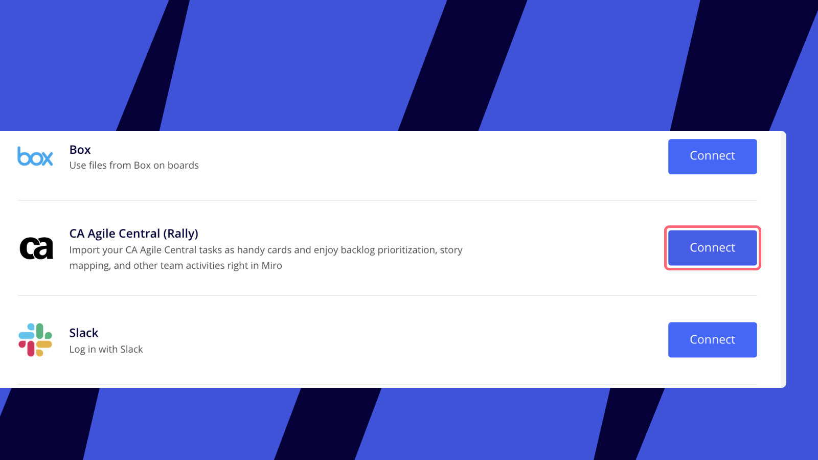 CA Agile Central (Rally) – Miro Help Center