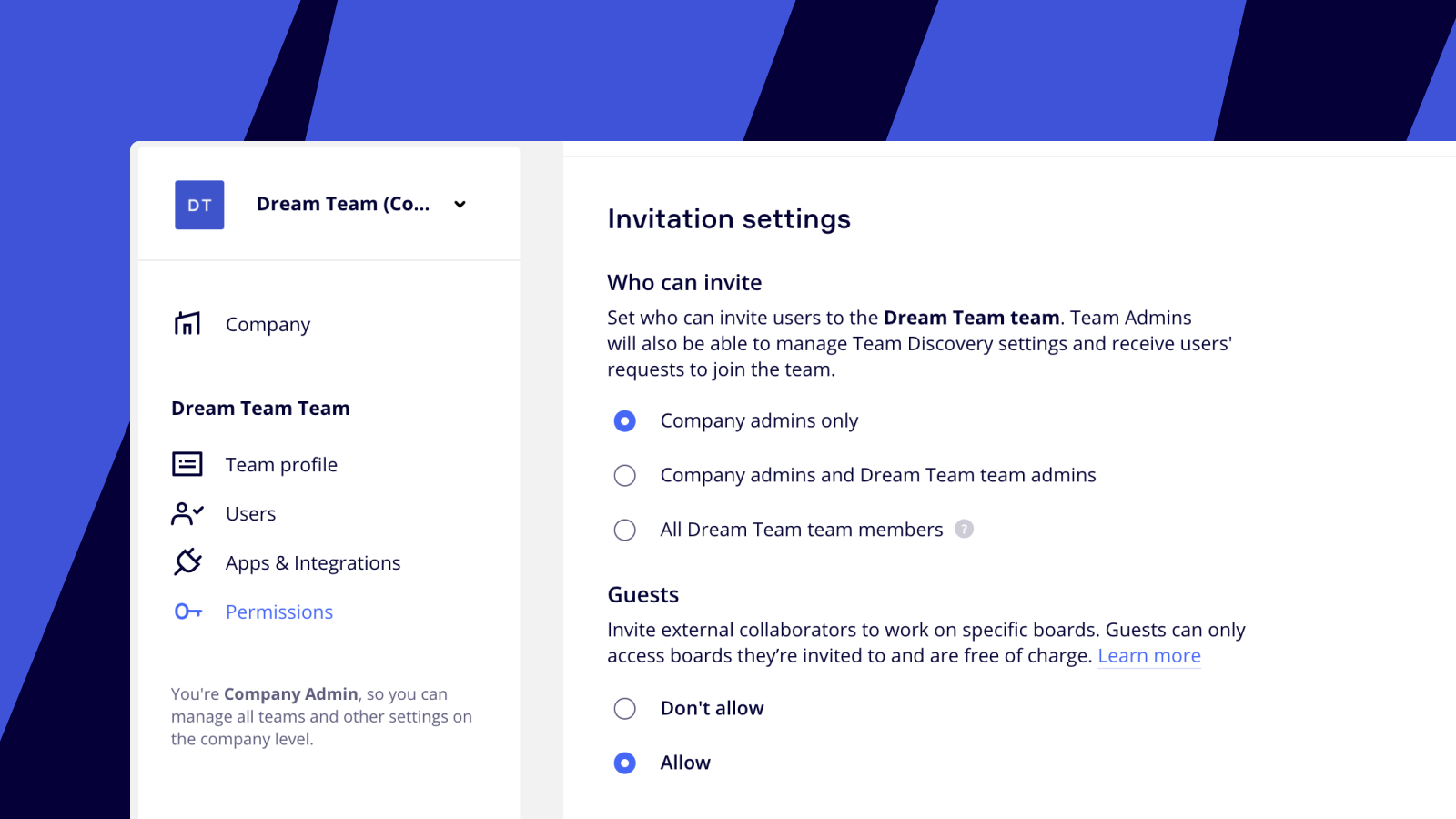 Invitation settings – Miro Help Center
