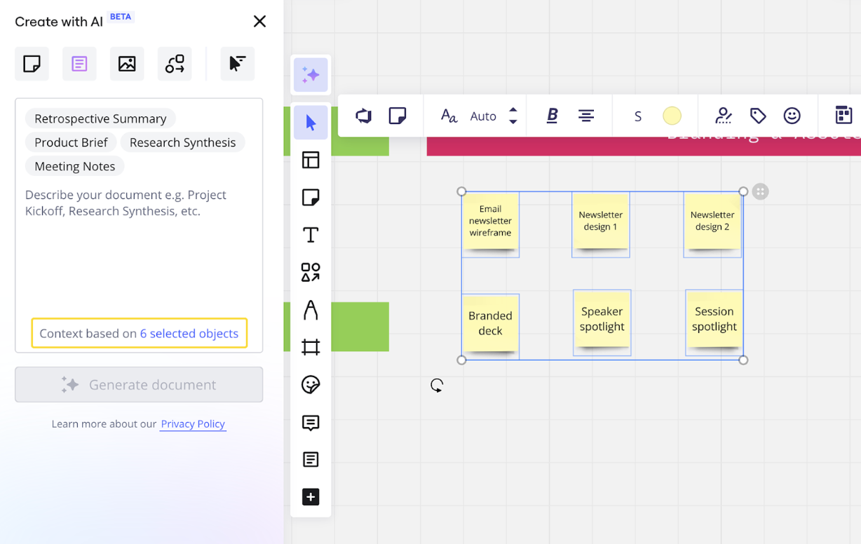 Create with AI – Miro Help Center