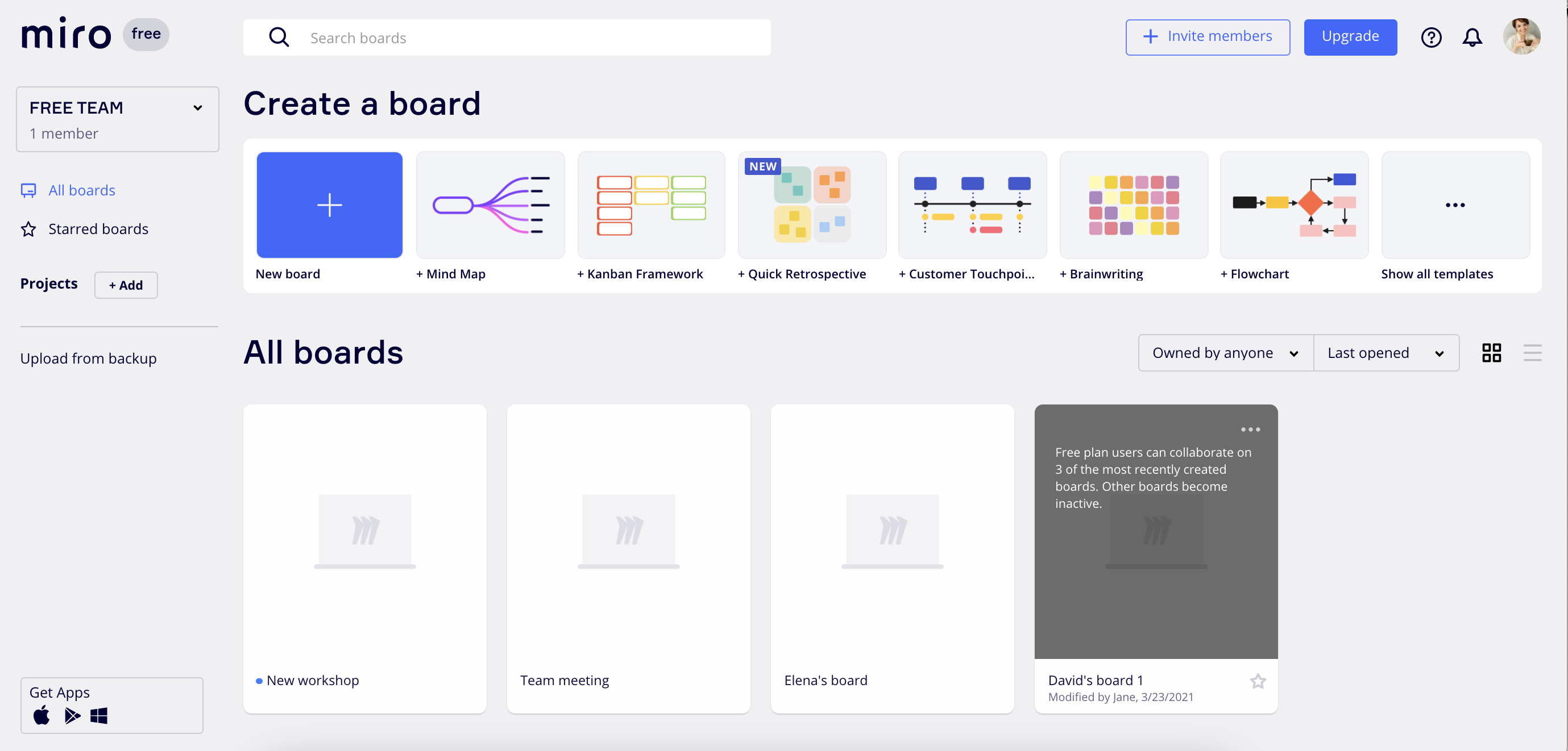 Free plan – Miro Support & Help Center