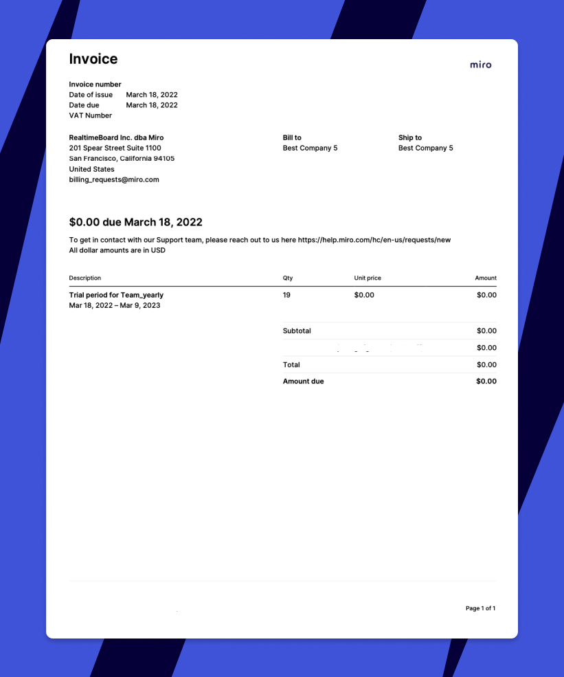 How to find and download an invoice – Miro Help Center